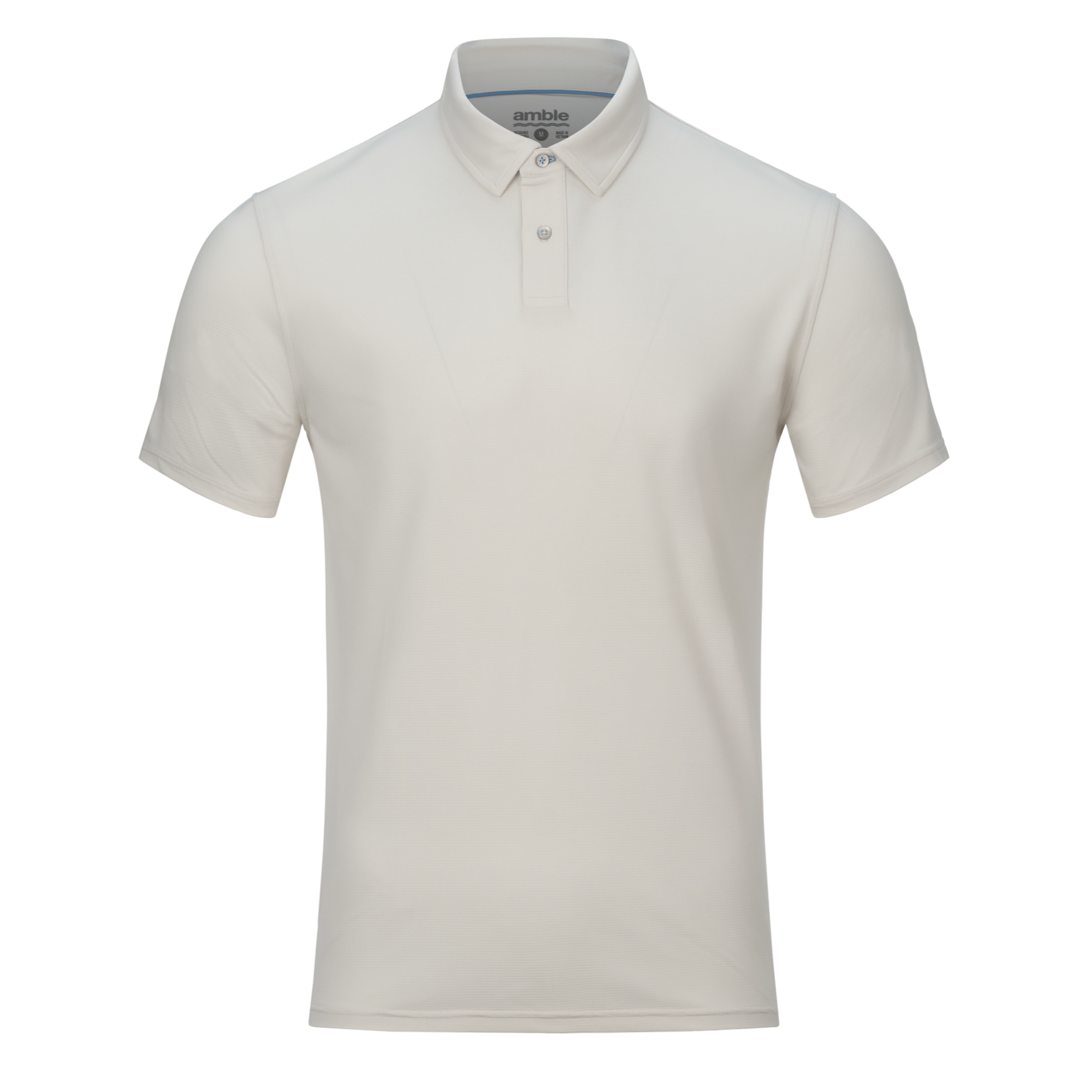 Viewpoint Polo - Vaporous Grey – Amble Clothing